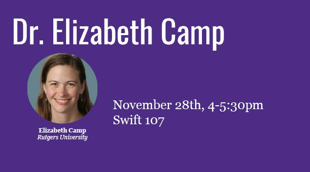 Elizabeth Camp, 4:00pm Tuesday November 28th: Cognitive Science Program ...